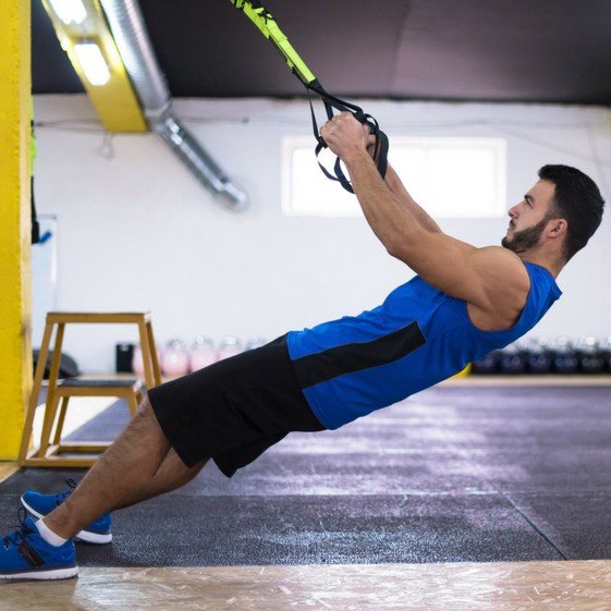 TRX Back Rows. Suspension training. - Super Soldier Project